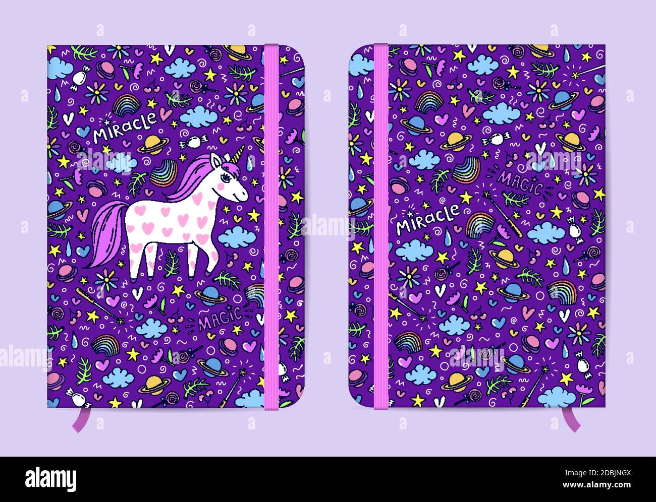 Girls diary cover Stock Vector Images - Alamy