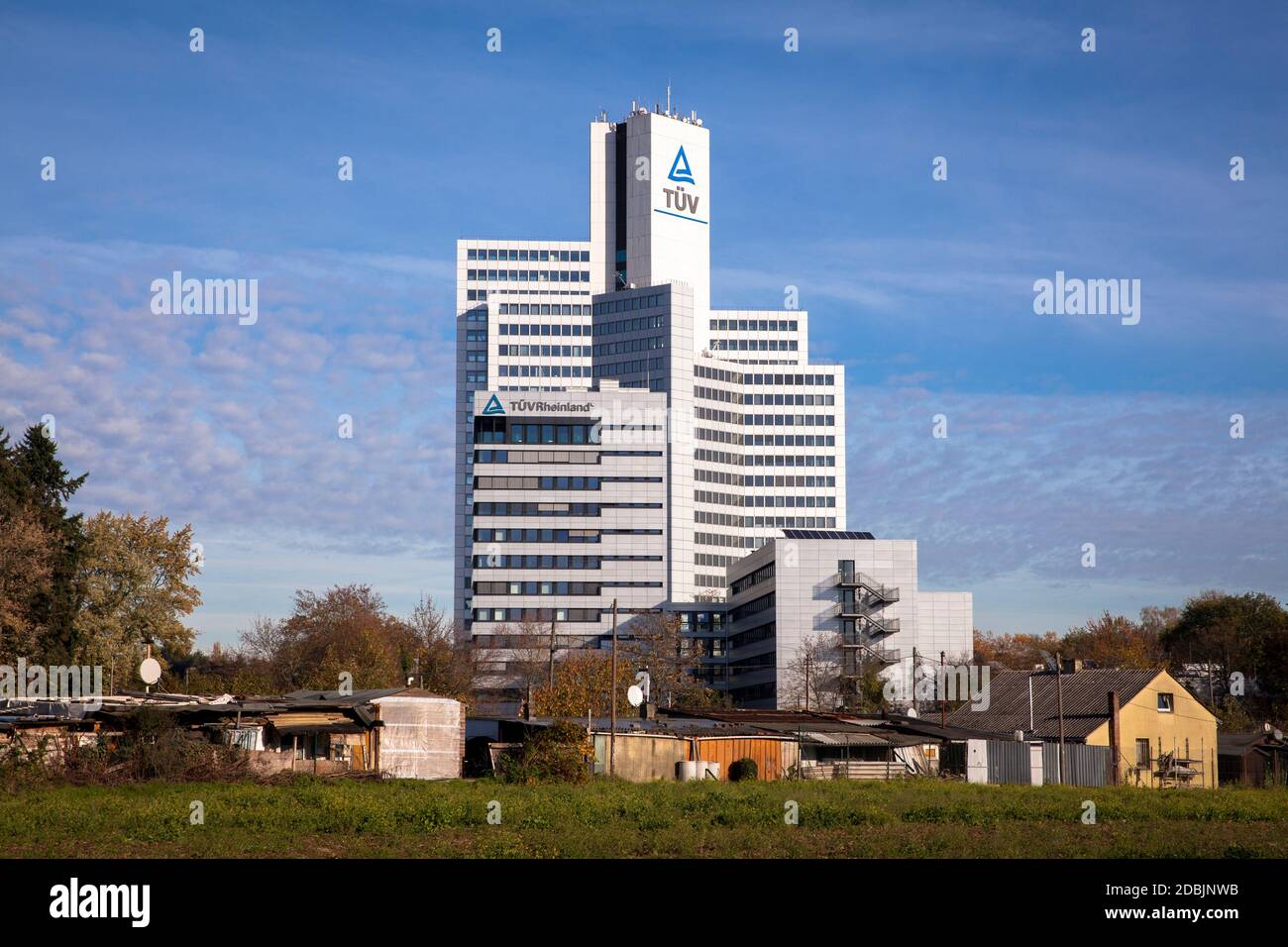 TUEV Rheinland high-rise building in the destrict Deutz, Cologne ...
