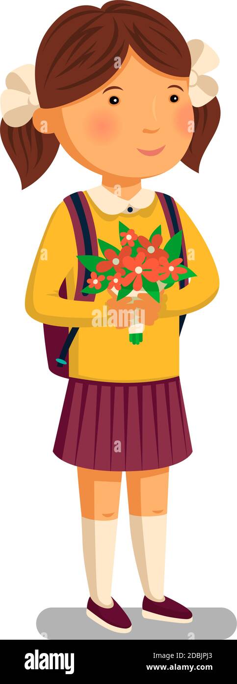 Happy Elementary Student Clip Art