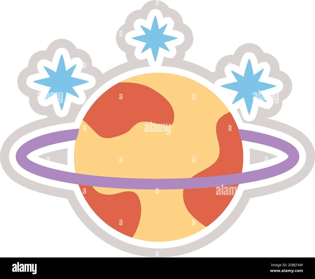 Saturn sticker hi-res stock photography and images - Alamy