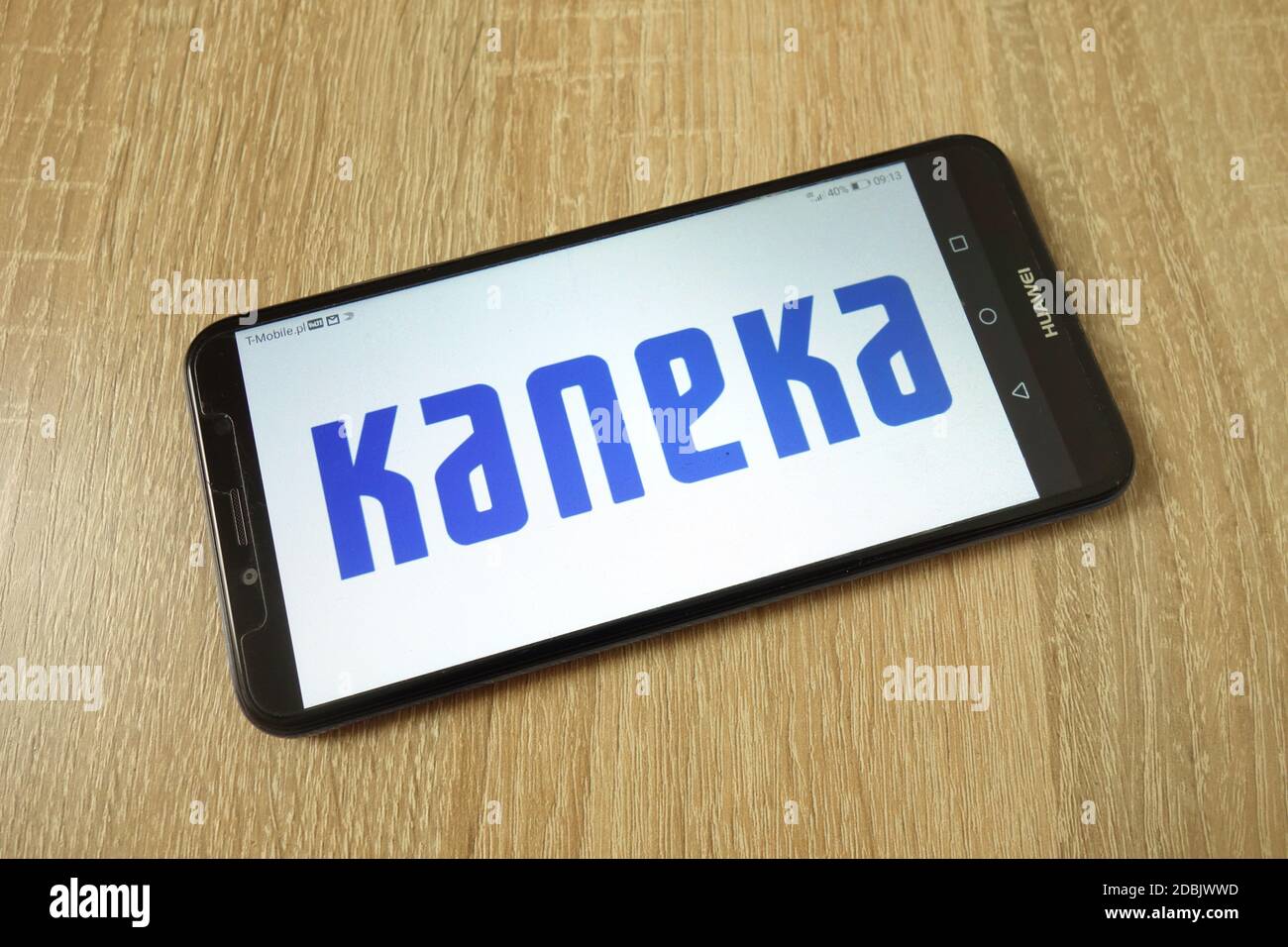 KONSKIE, POLAND - June 21, 2019: Kaneka Corporation company logo ...