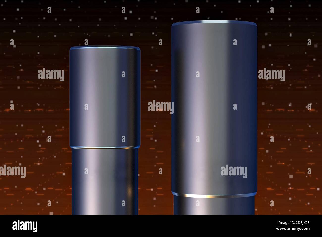 Pumped compressor pipes for the oil well. Oil and gas equipment Stock ...