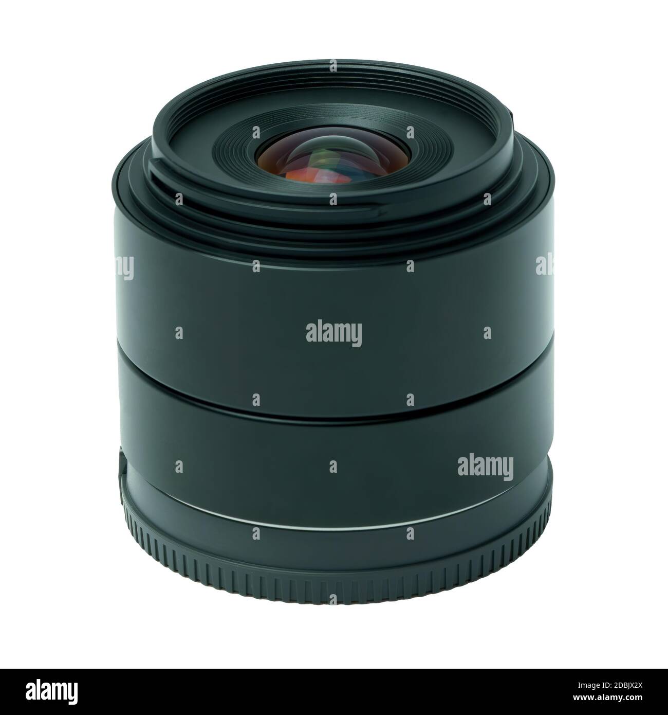 A modern prime photo lens from the side Stock Photo - Alamy