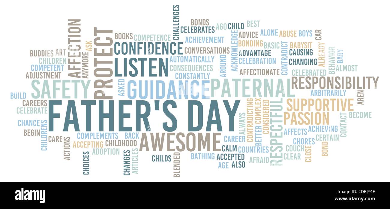 Father's Day as a Amazing Dad Father Figure Stock Photo - Alamy