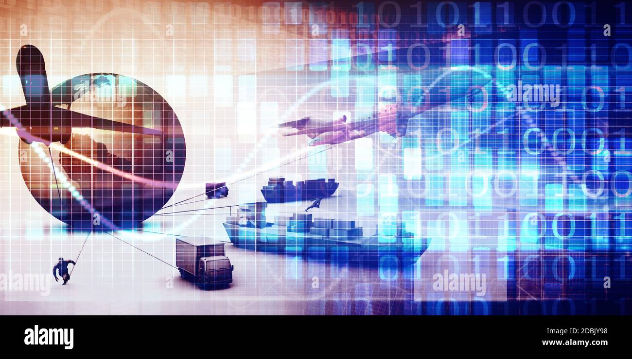 Supply Chain Management Technology Platform Solution Service Stock ...