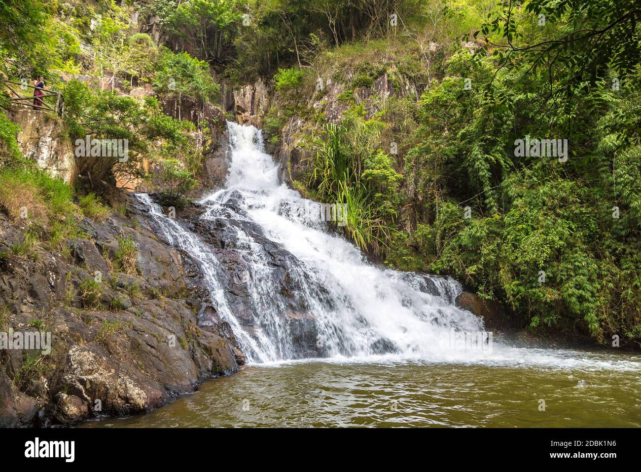 Datanla Waterfall in Dalat, Vietnam in a summer day Stock Photo - Alamy