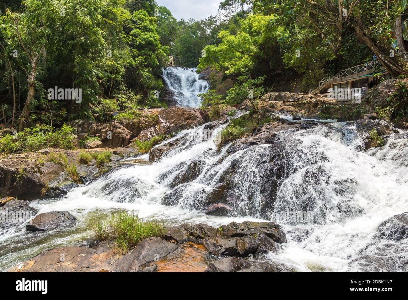 Datanla Waterfall in Dalat, Vietnam in a summer day Stock Photo - Alamy