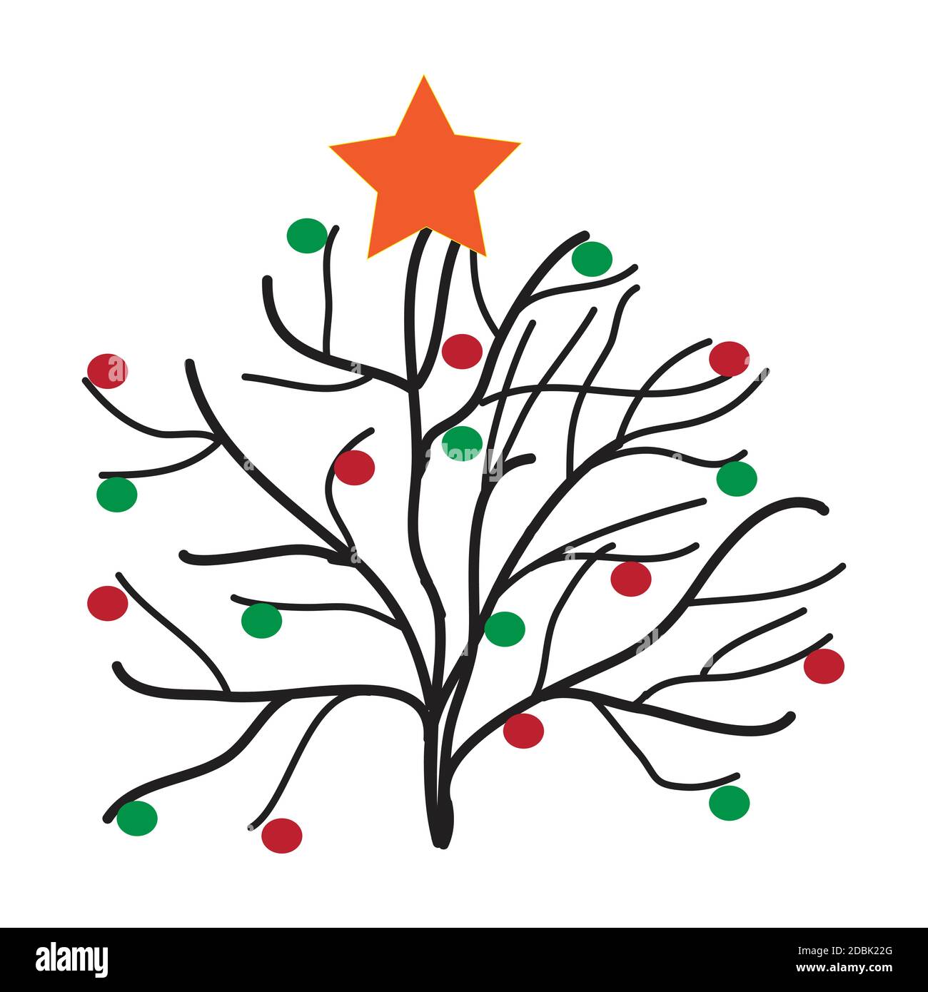 Illustration hand drawn for christmas concept Stock Vector Image & Art ...
