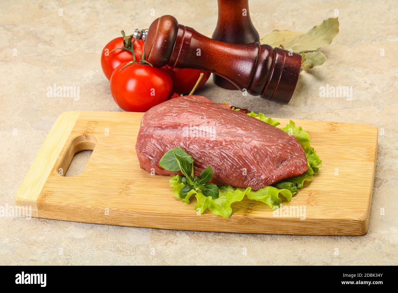 Raw beef meat piece for cooking Stock Photo - Alamy