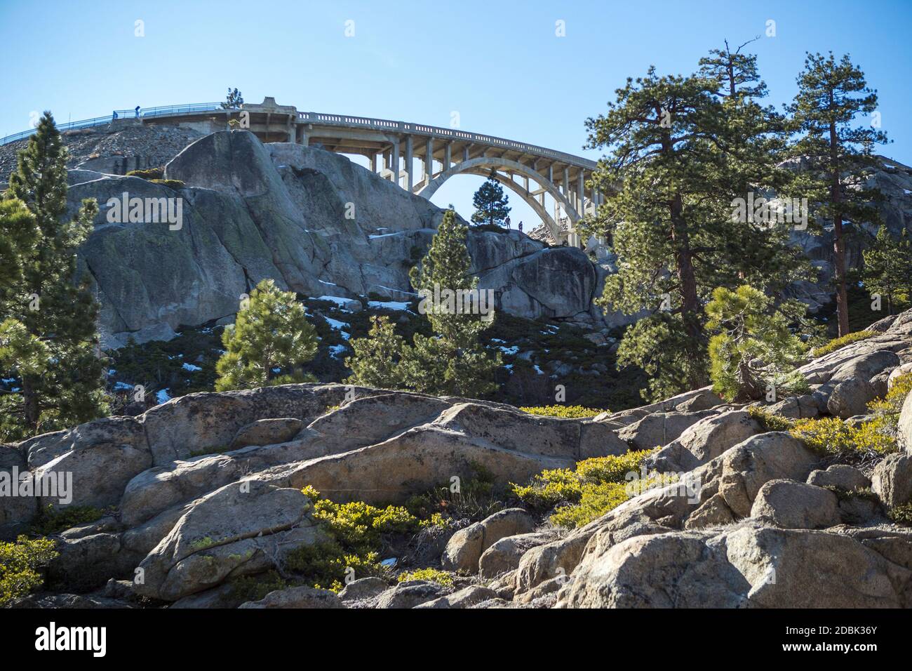 Rainbow Bridge on historic Highway 40, California, USA Stock Photo - Alamy