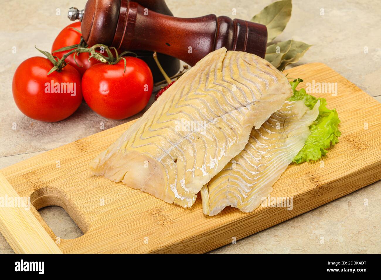 Raw cod fish fillet for cooking Stock Photo - Alamy