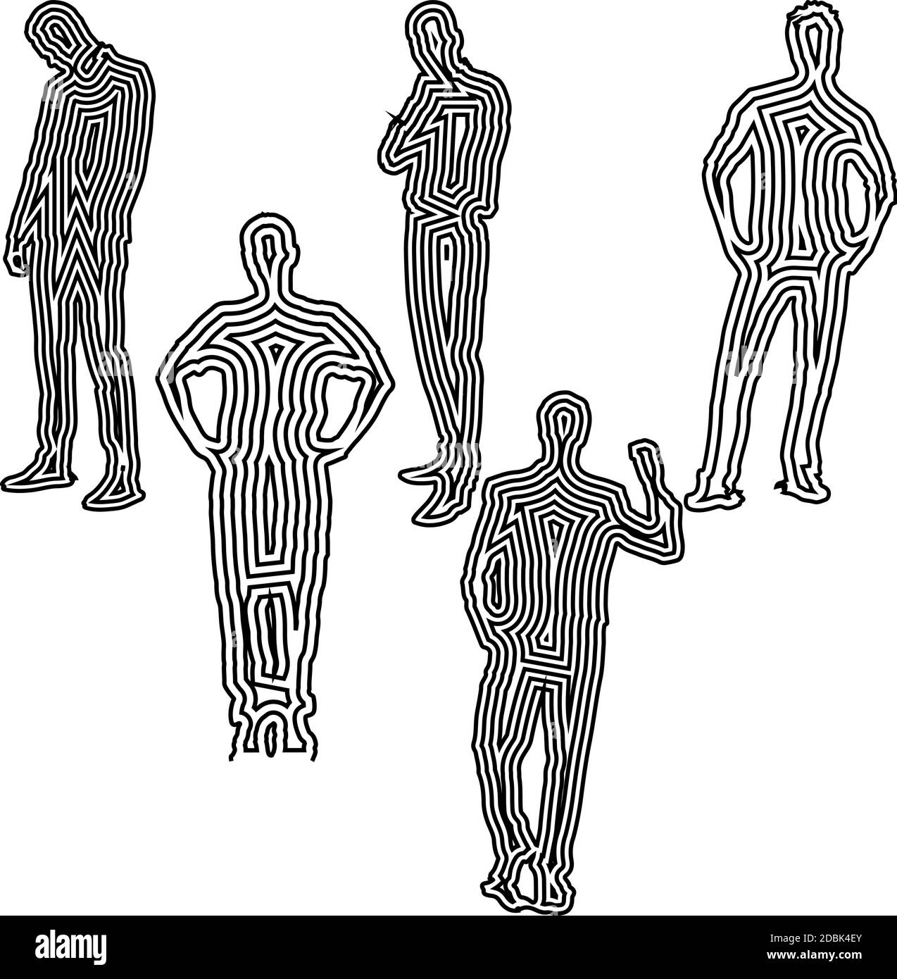 Abstract wireframe shape on Black and White Stock Photos & Images - Alamy