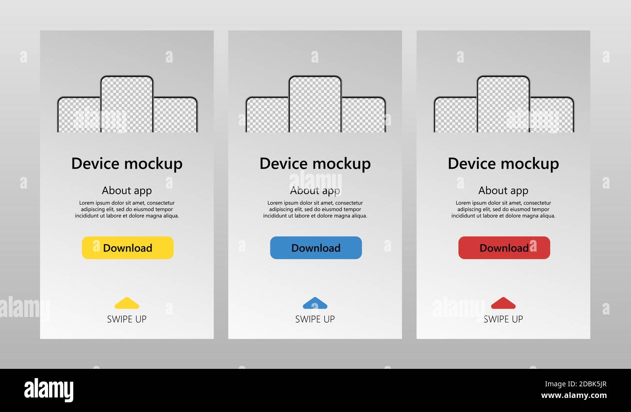 Templates for social media. Mock up mobile phone. Stories template ...