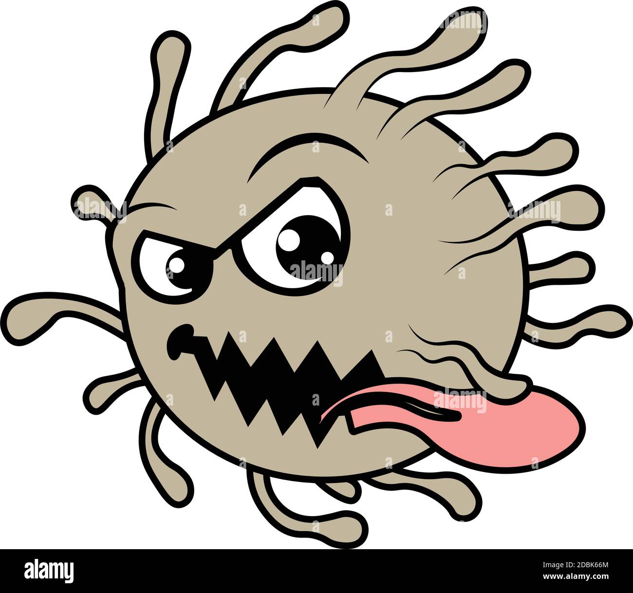 vector graphic illustration of the corona virus Stock Vector Image ...