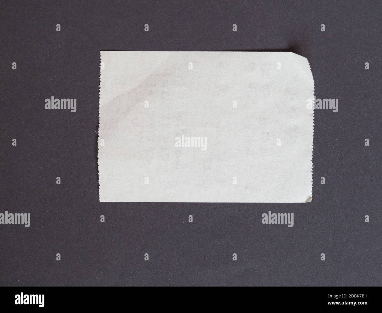 blank paper tag label or ticket with copy space Stock Photo - Alamy