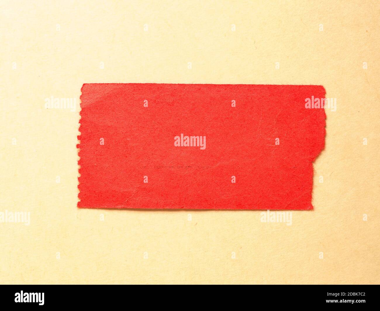 blank red paper tag label or ticket with copy space Stock Photo - Alamy
