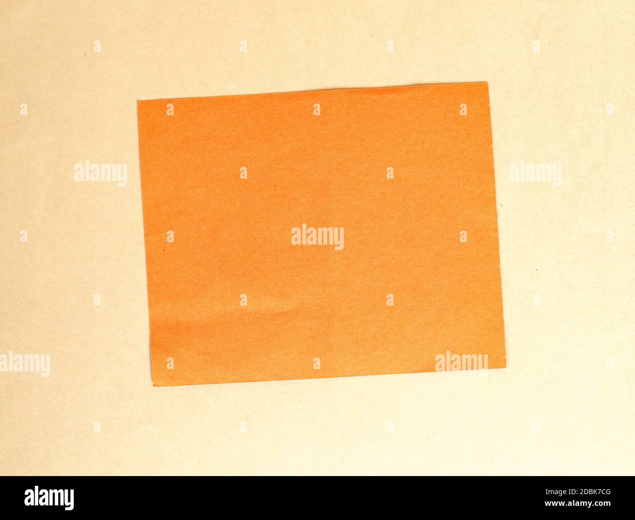 blank orange paper tag label or ticket with copy space Stock Photo - Alamy