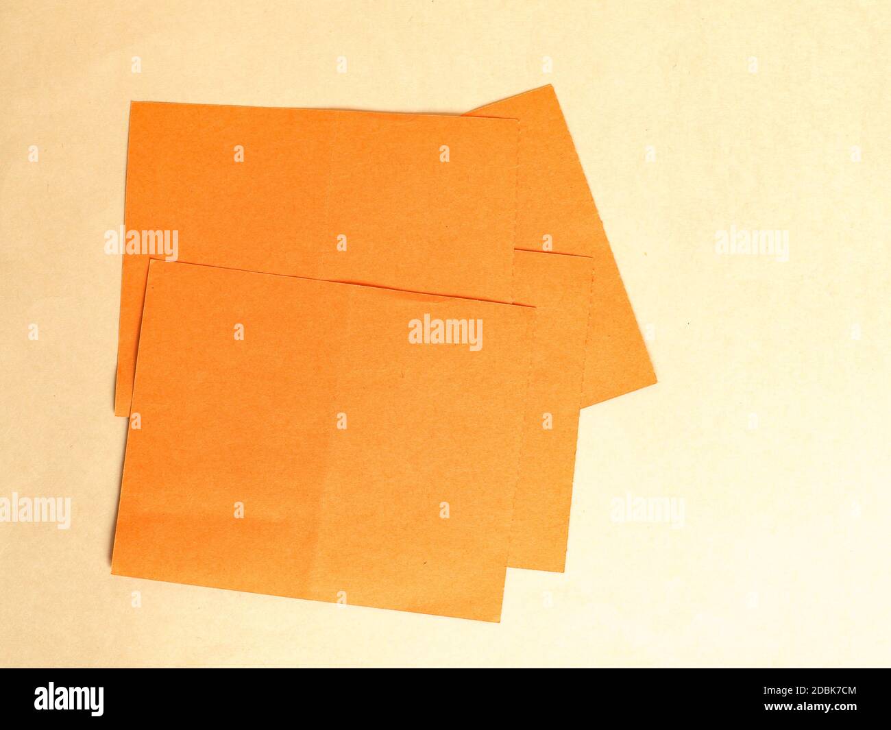 blank orange paper tag label or ticket with copy space Stock Photo - Alamy