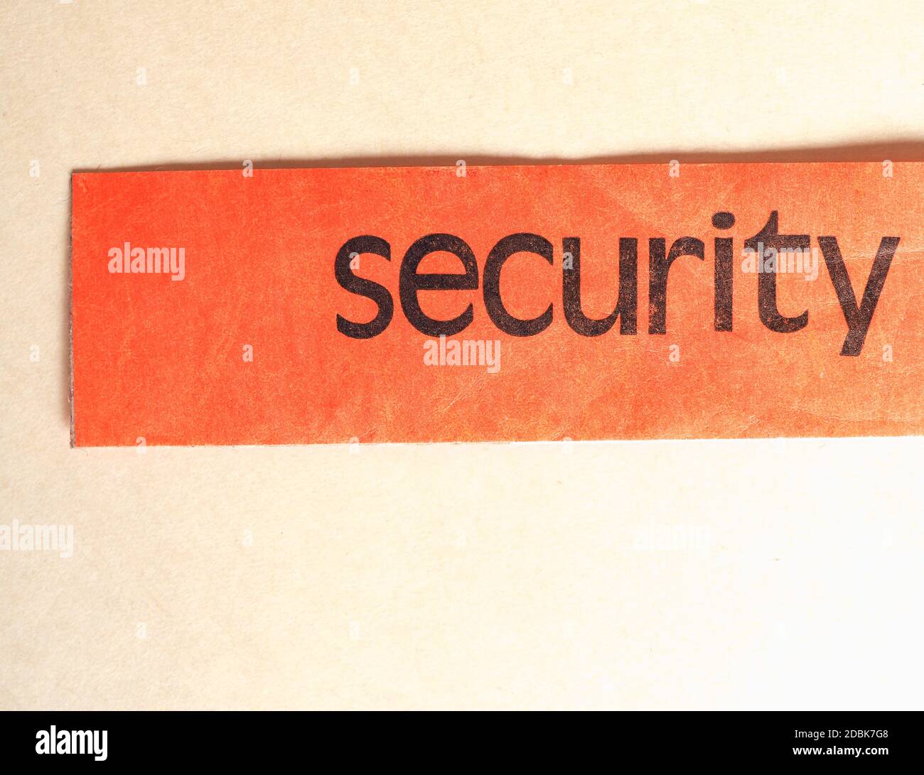 security baggage tag used at airport control Stock Photo - Alamy