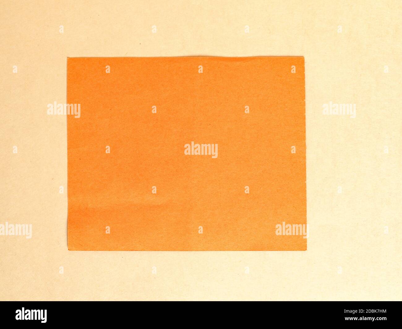 blank orange paper tag label or ticket with copy space Stock Photo - Alamy