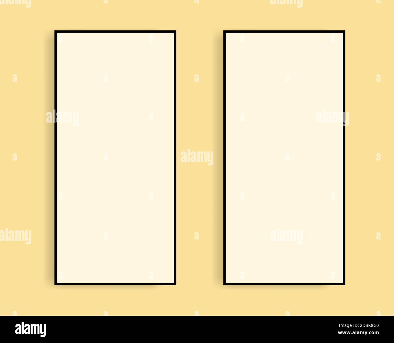 Black frames for social media with editable background. Mock up for ...