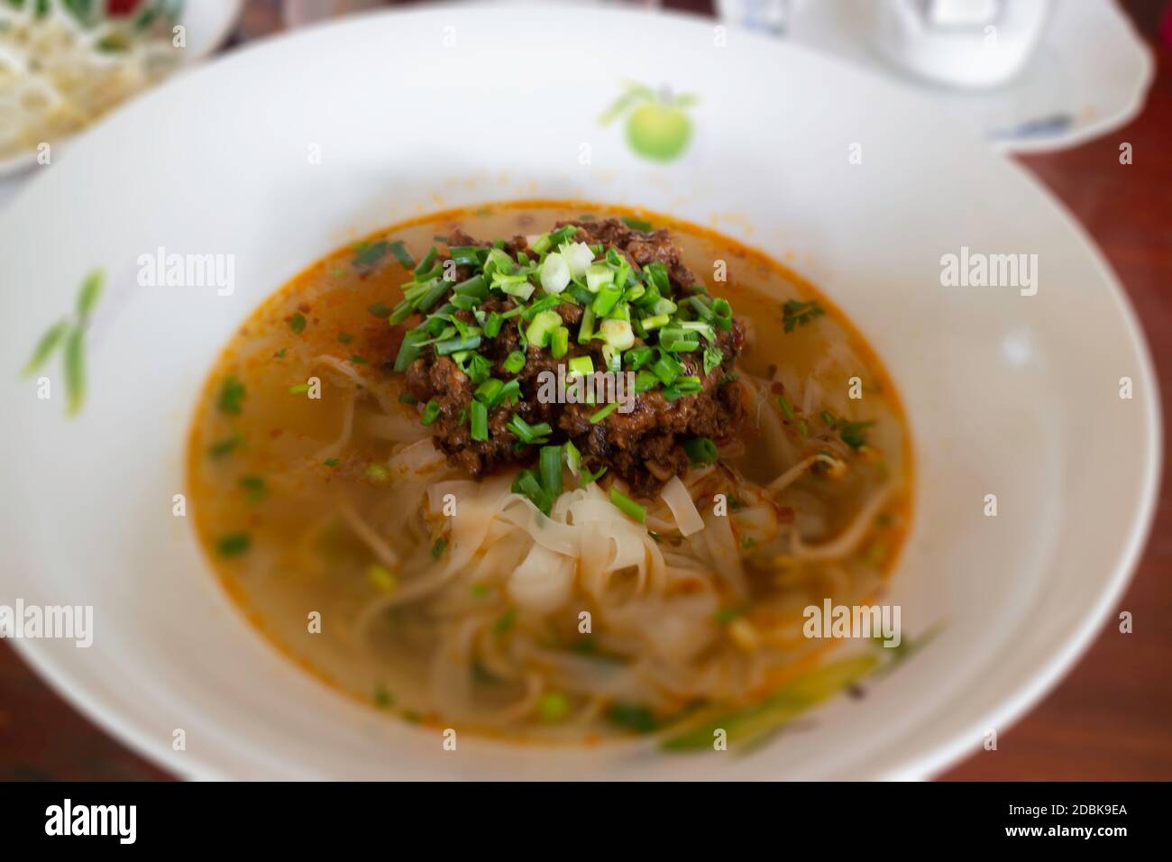 Local Thai style noodles pork soup, stock photo Stock Photo - Alamy