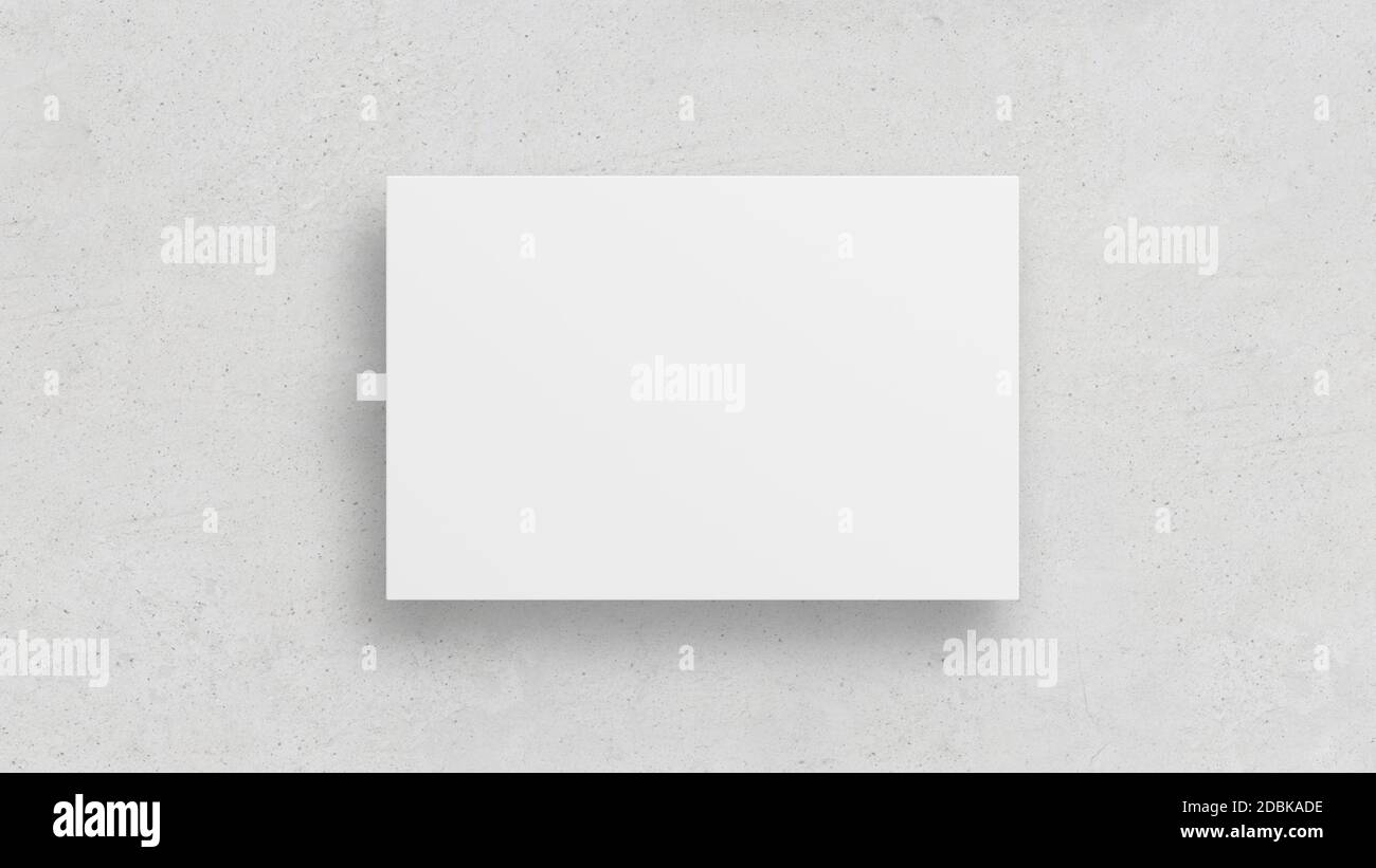 Product box mock up top view 3d rendering Stock Photo - Alamy