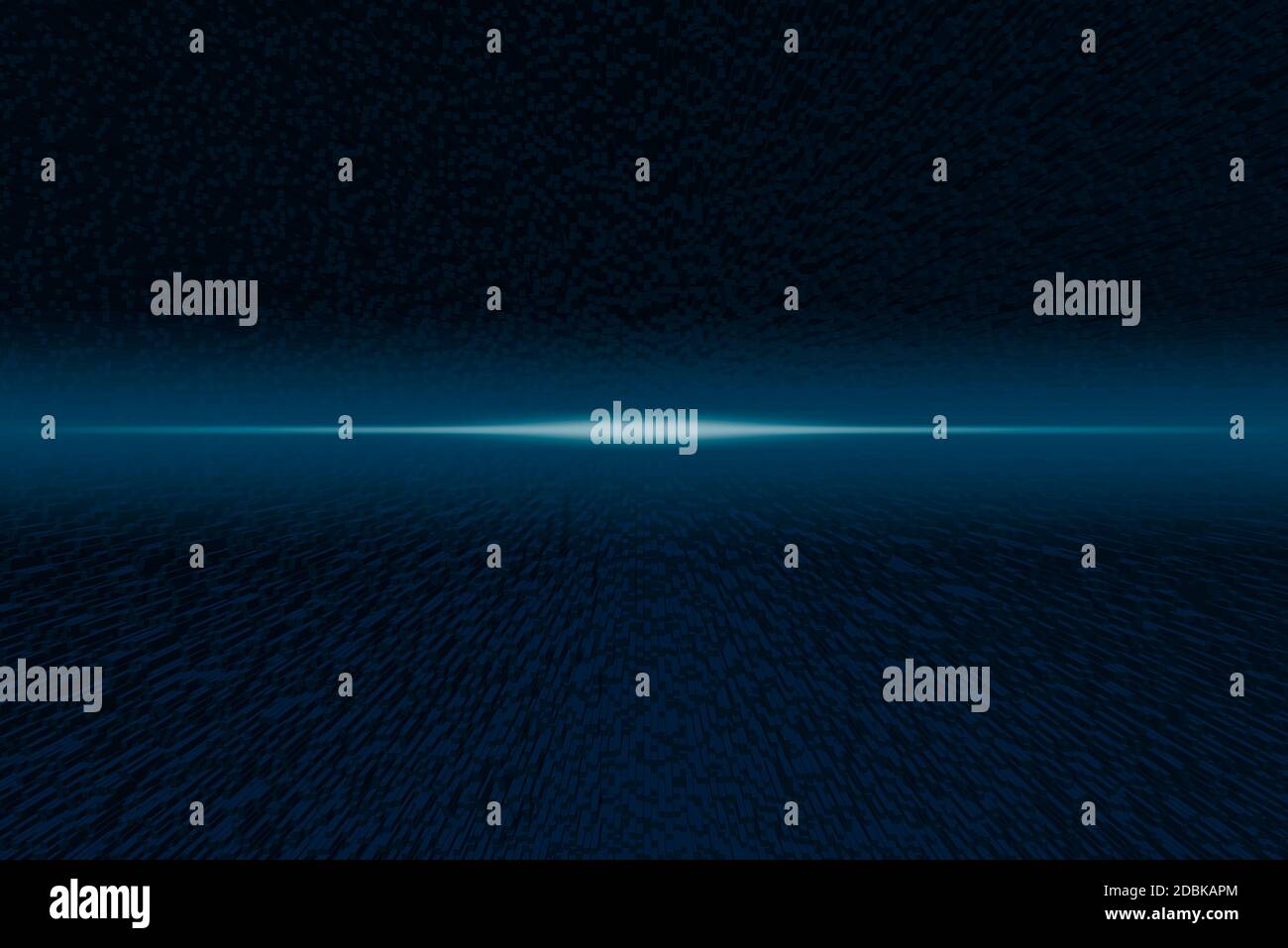 abstract background with dark blue perspective pattern and light Stock ...