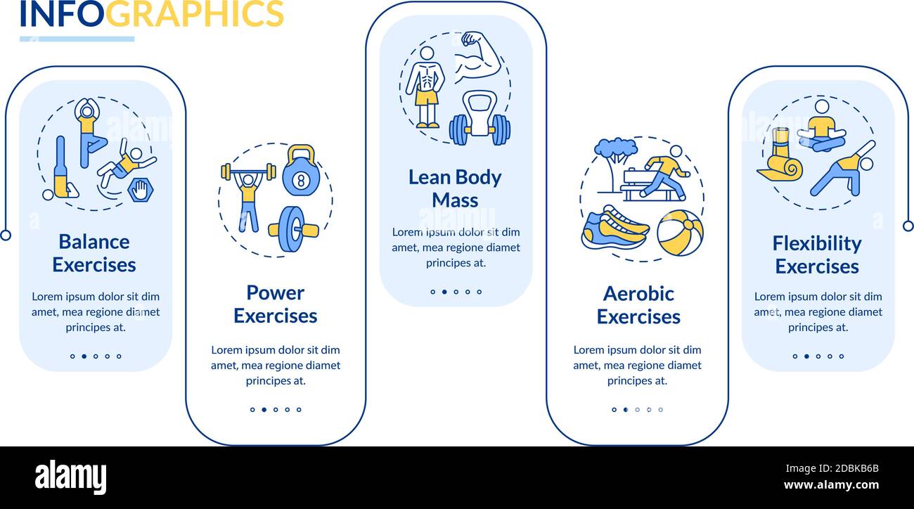 Muscle training vector infographic template Stock Vector Image & Art ...