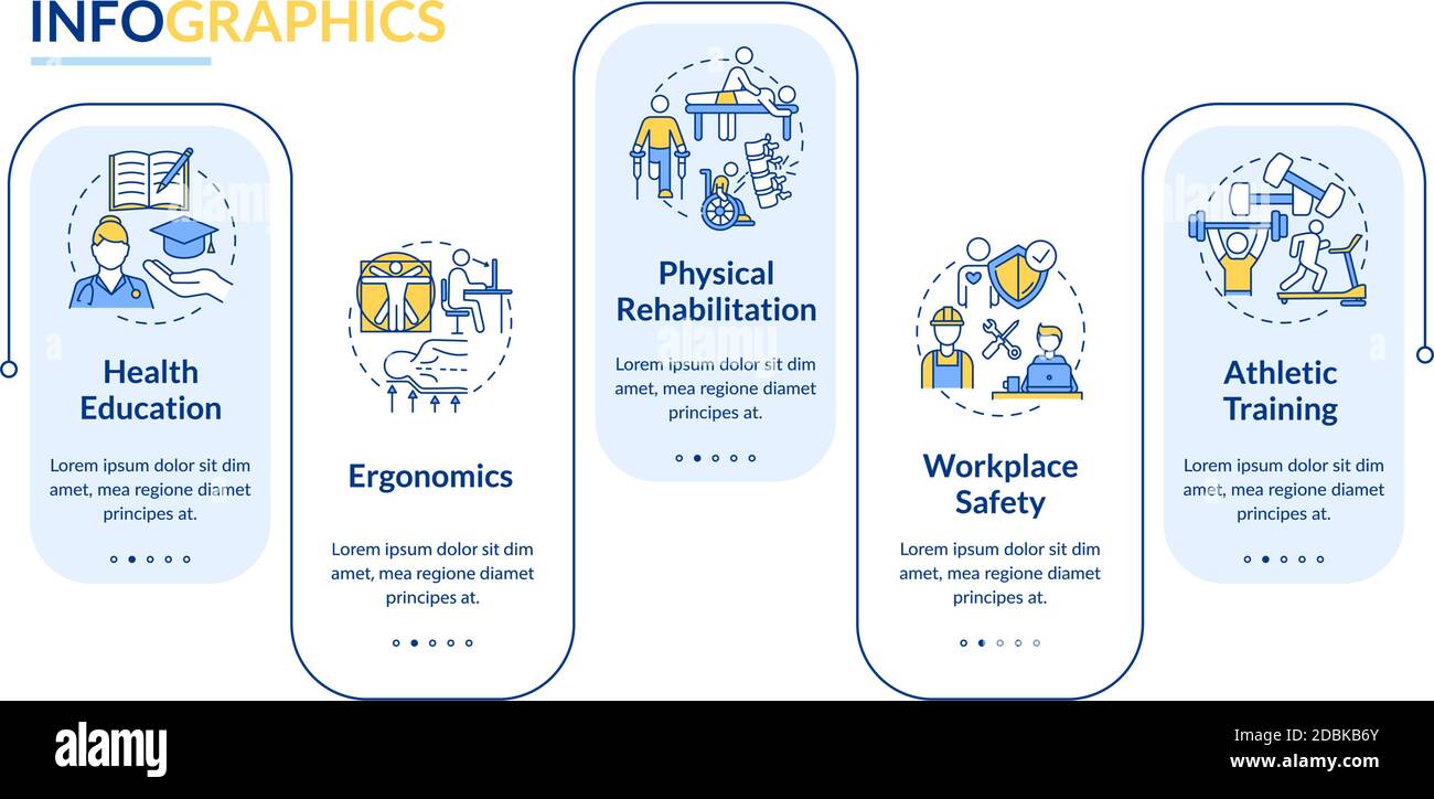 Physical health vector infographic template Stock Vector Image & Art ...