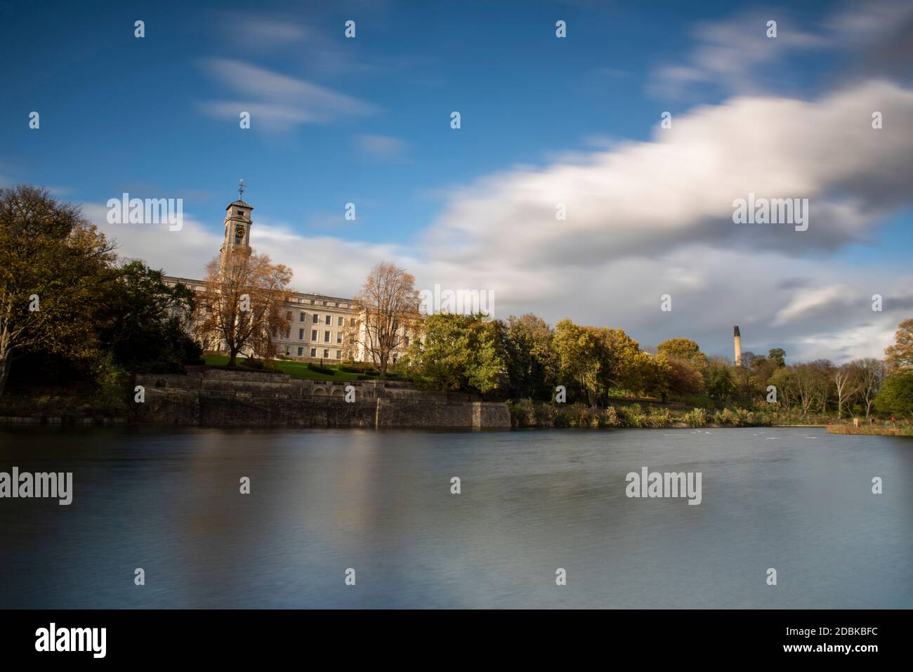 Late Afternoon at Highfields University Park in Nottingham ...