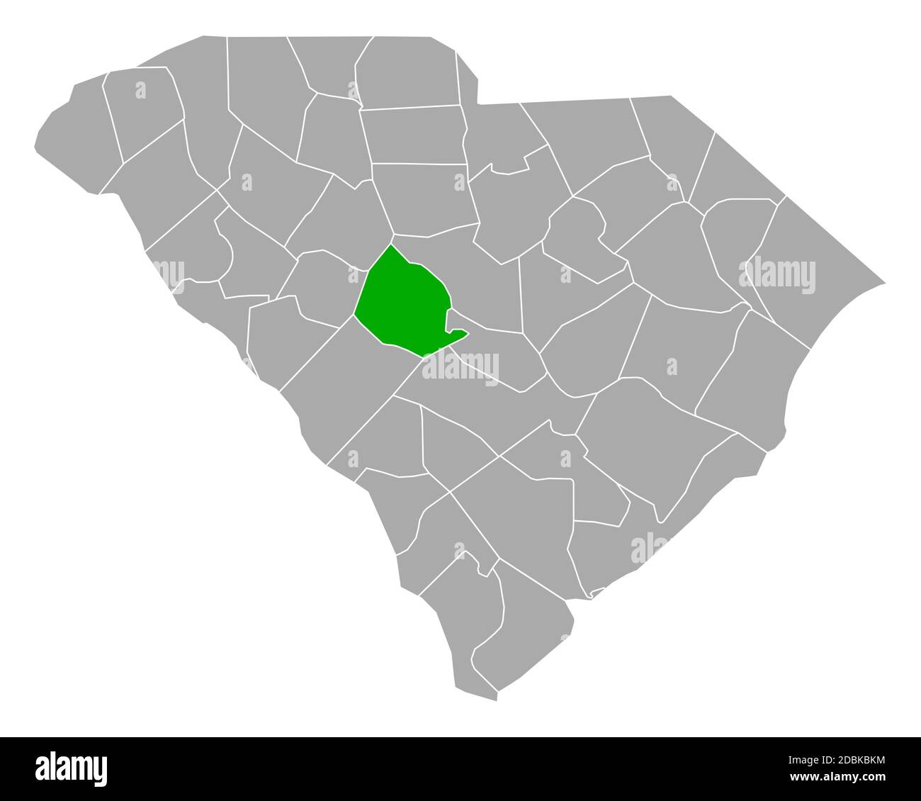 Map of Lexington in South Carolina Stock Photo - Alamy