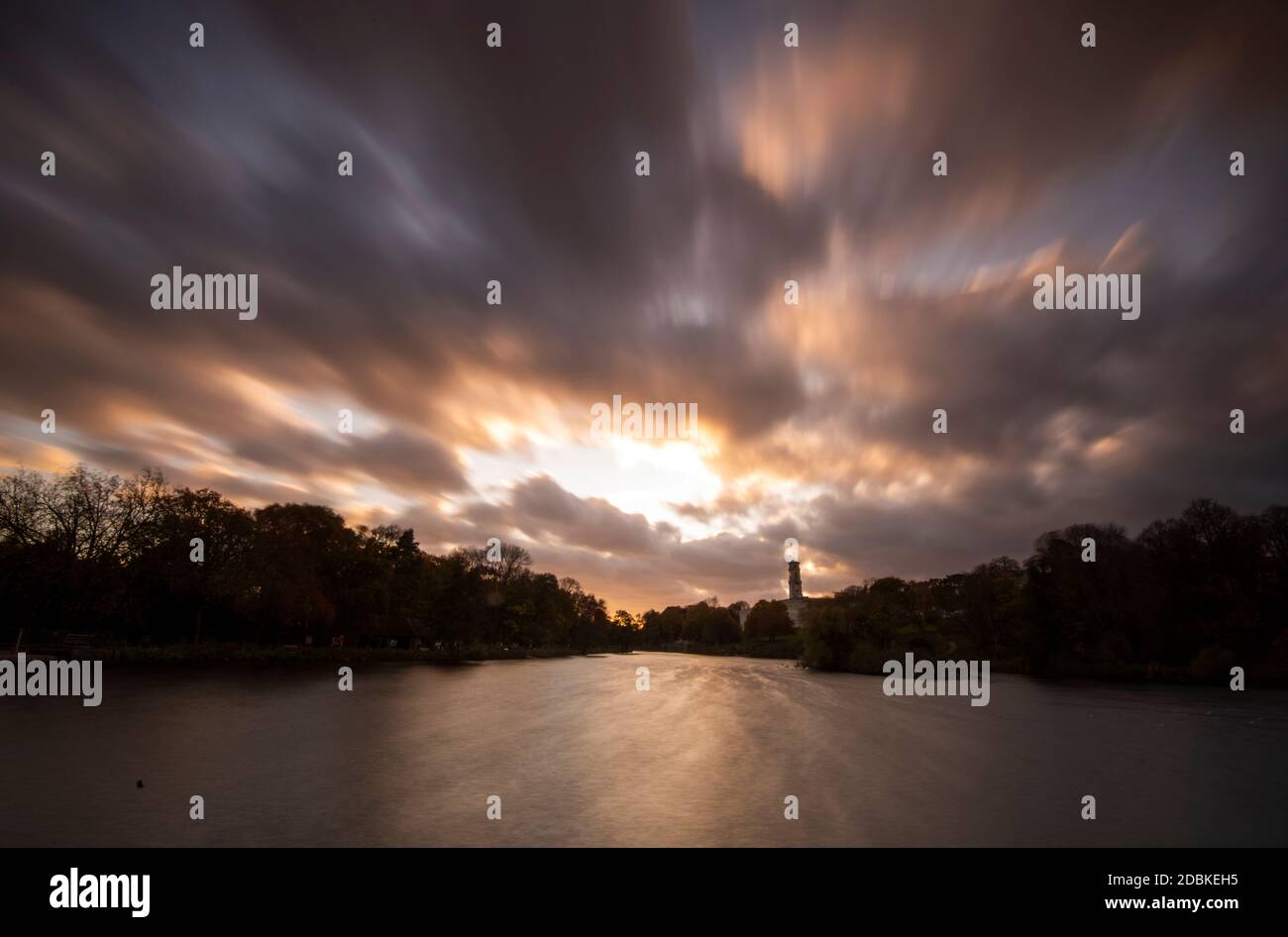 Campus in sunset hi-res stock photography and images - Alamy