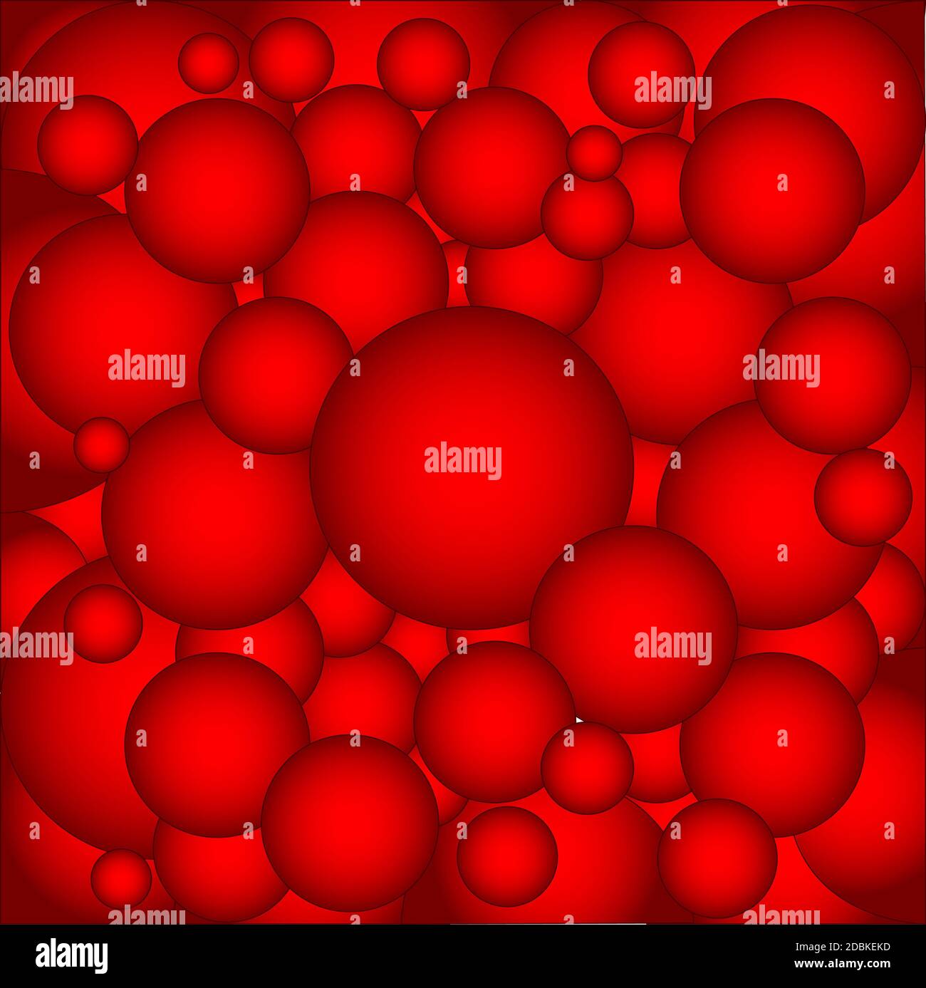 A collection of red hot metal ball bearings as a background Stock Photo ...