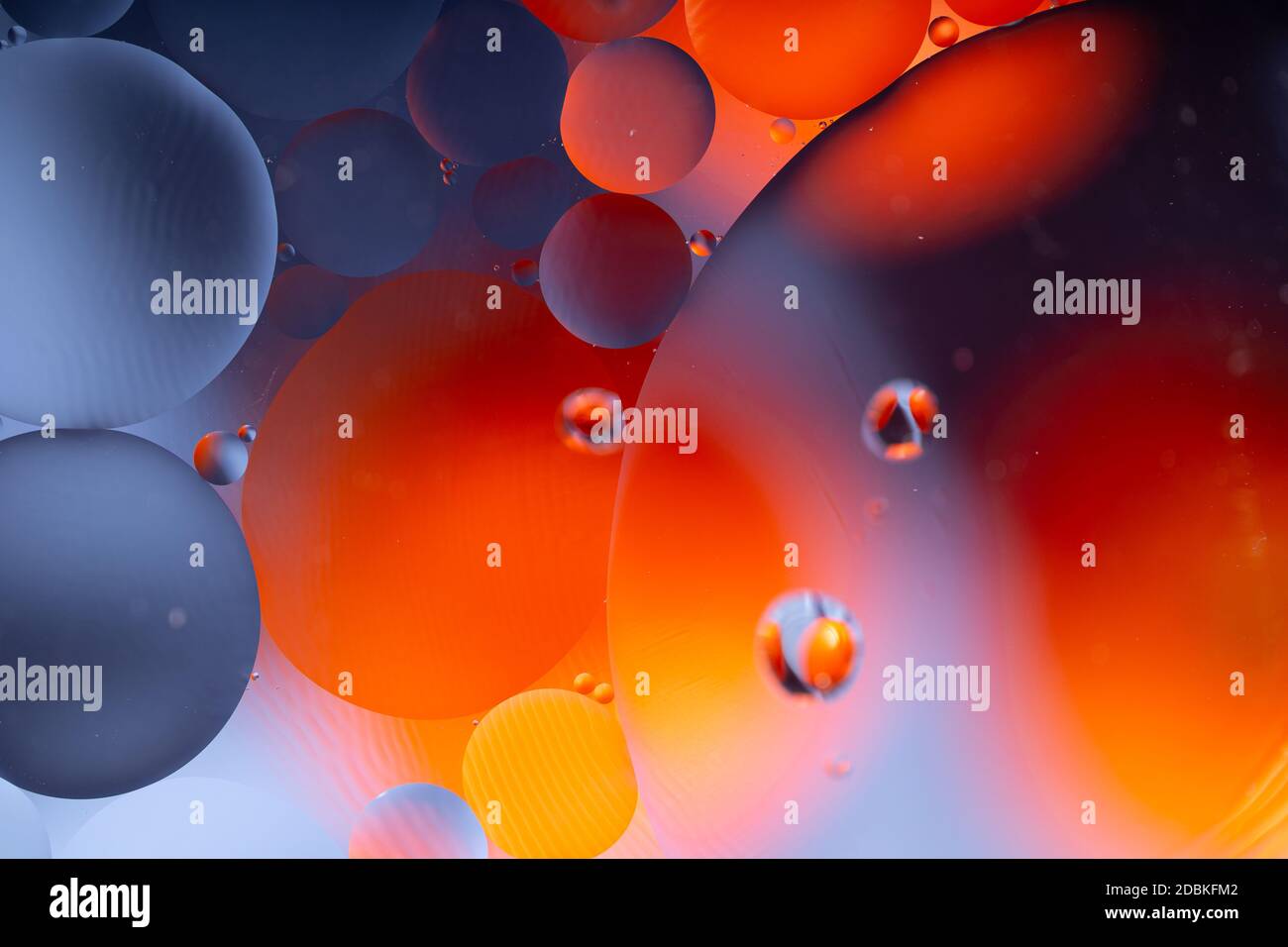 An Abstract background as a result of a mixture of water and oil Stock ...
