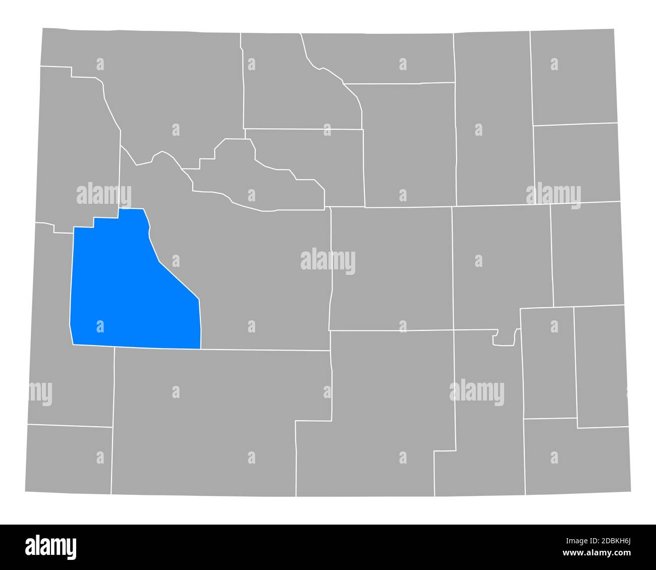 Map of sublette hi-res stock photography and images - Alamy