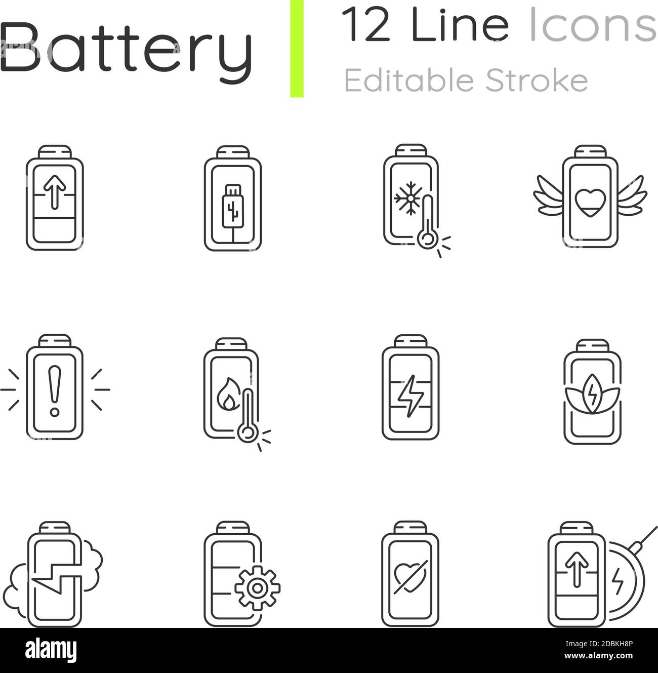 Phone status icons Cut Out Stock Images & Pictures - Alamy