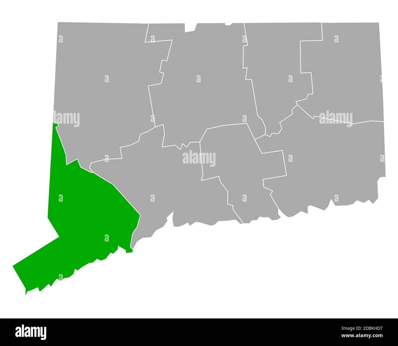 Fairfield county map hi-res stock photography and images - Alamy