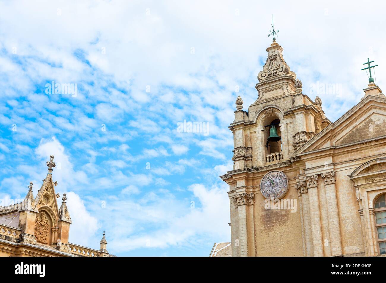 Old castle mdina cathedral hi-res stock photography and images - Alamy