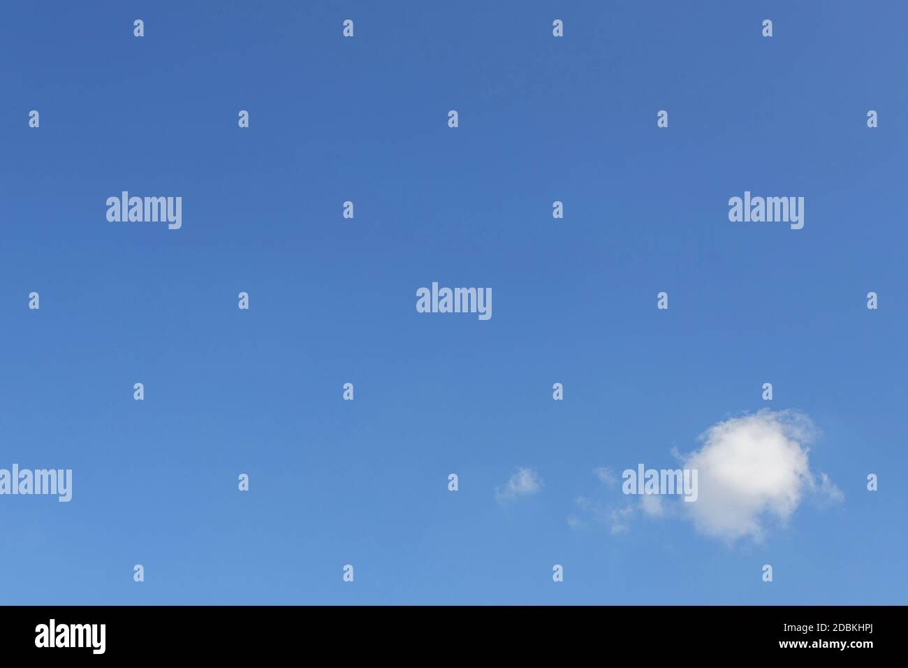 Neutral sky background with speech bubble. Concepts of nature, air ...