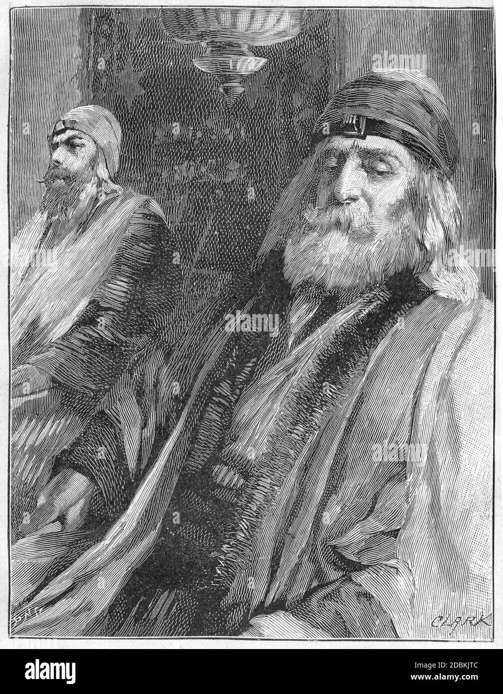 Old testament rabbis engraving hi-res stock photography and images - Alamy