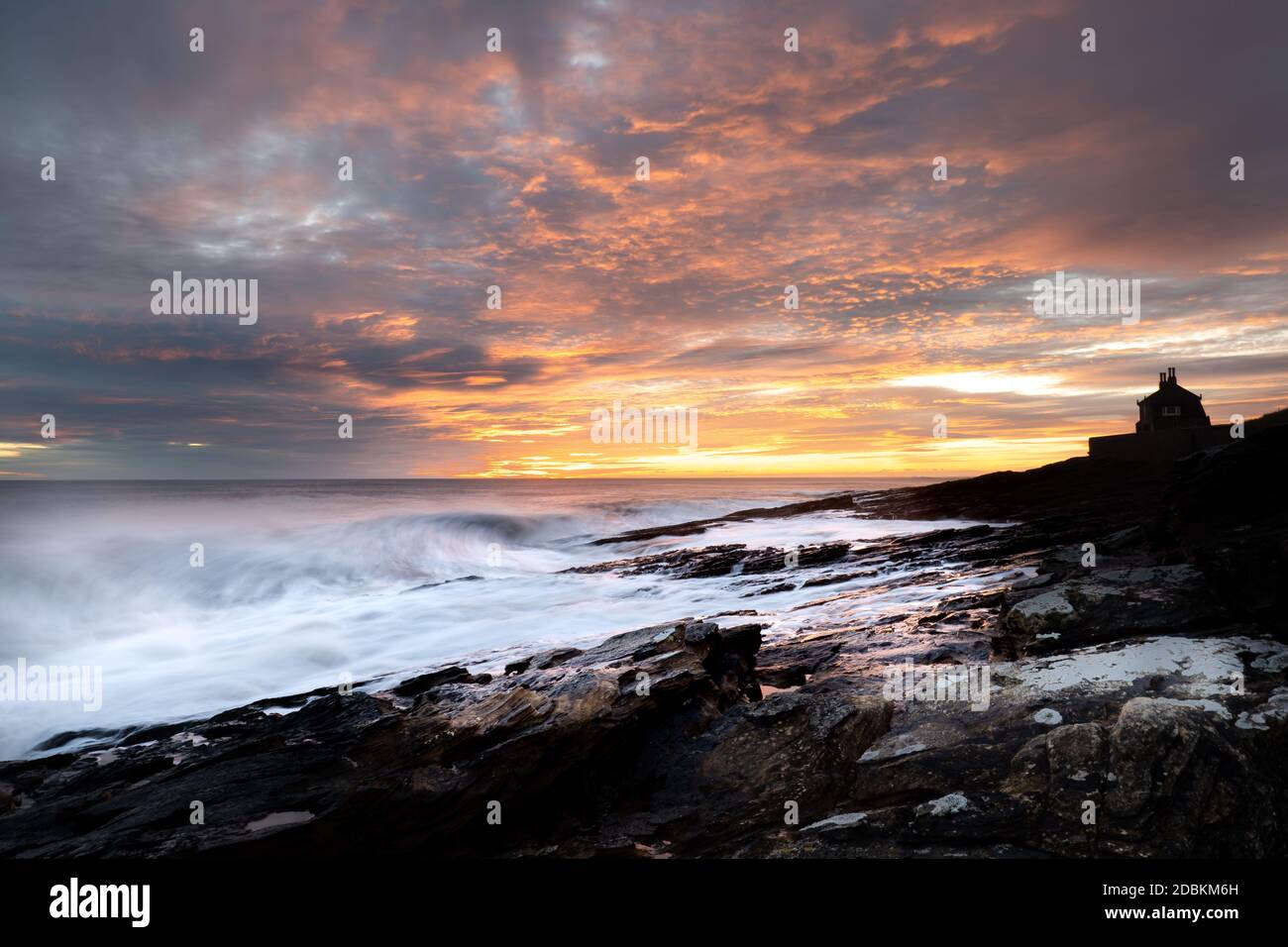 The Bathing House, Howick Northumberland Stock Photo - Alamy