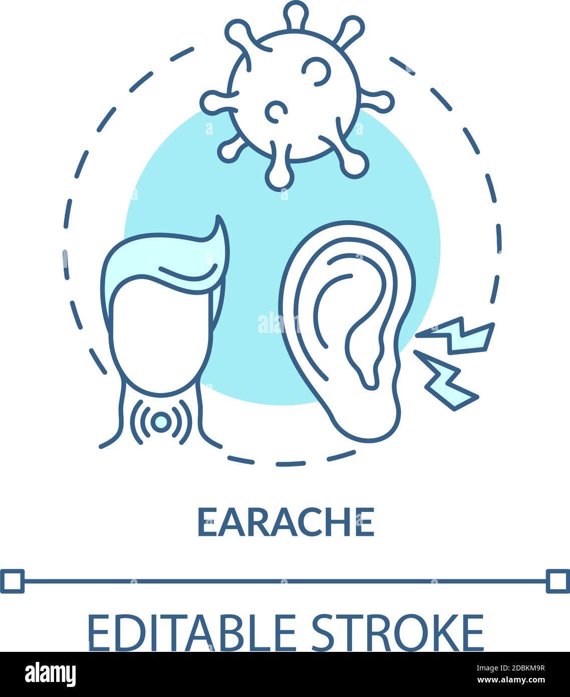 Earache concept icon Stock Vector Image & Art - Alamy