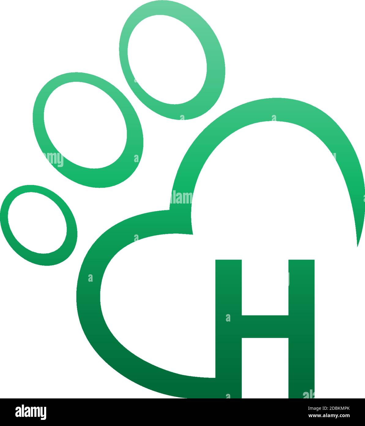 Dog paw print letter hi-res stock photography and images - Alamy