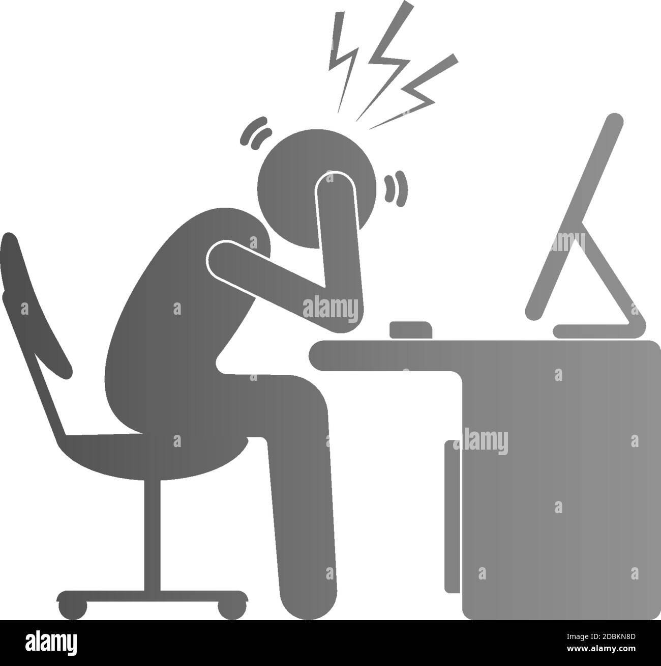 Employee at work computer manufacture Black and White Stock Photos ...