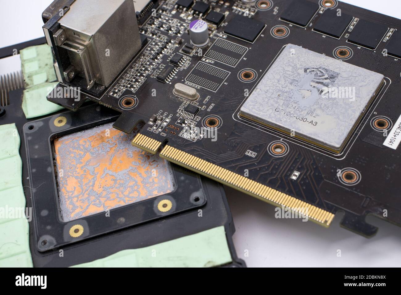 Moscow, Russia. 12/16/2011 NVIDIA Geforce GTX 465 graphics card ...