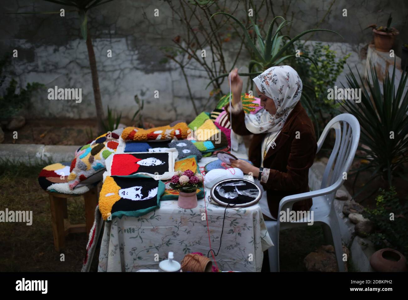Bureij Refugee Camp, The Gaza Strip, Palestine. 17th Nov, 2020. A ...
