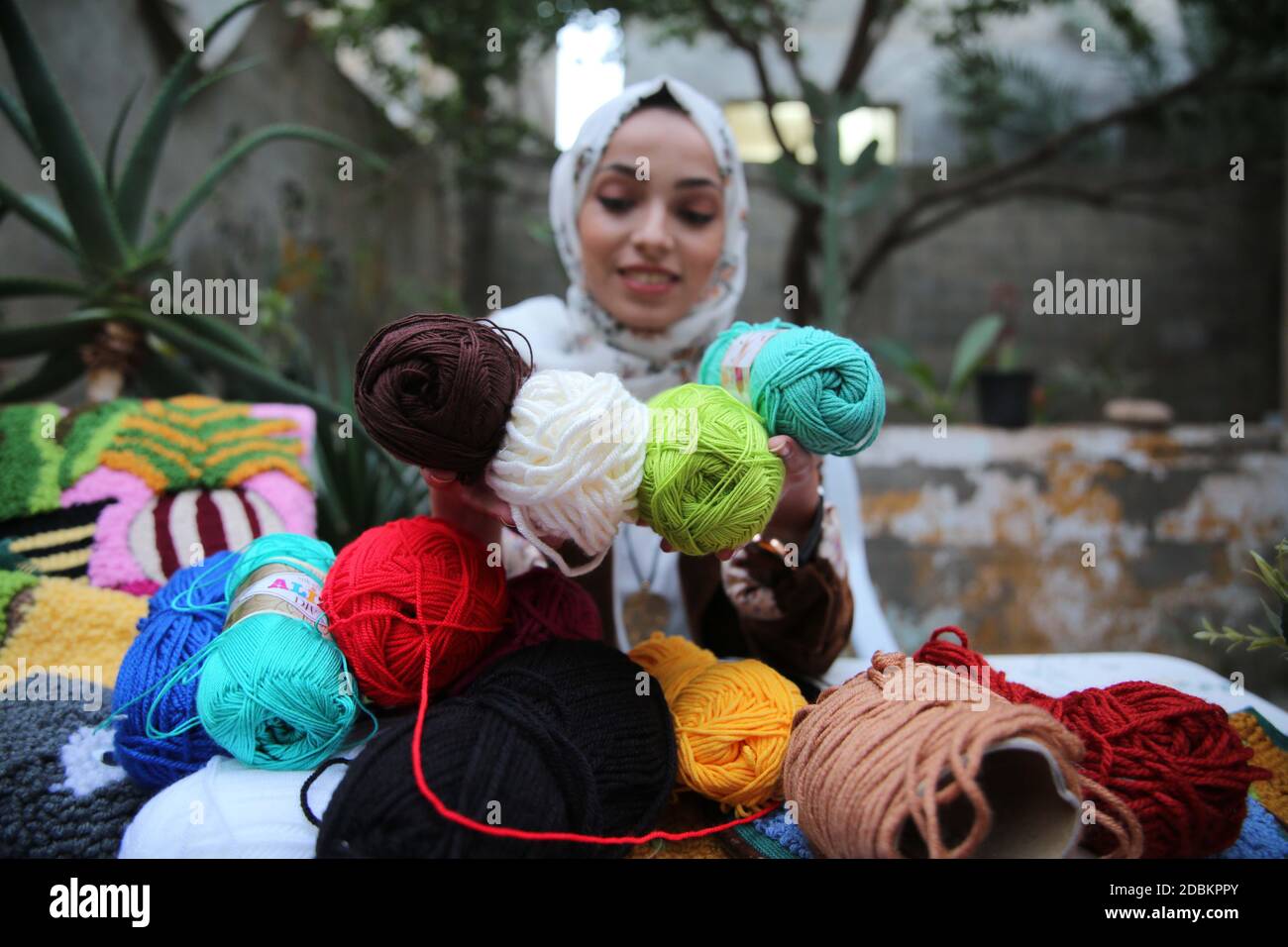 Bureij Refugee Camp, The Gaza Strip, Palestine. 17th Nov, 2020. A ...