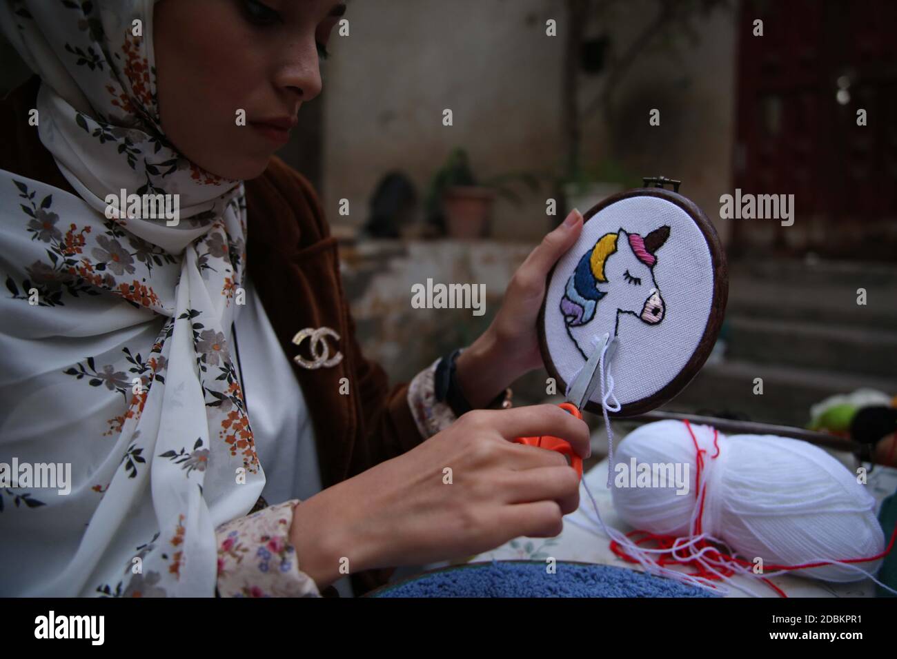 Bureij Refugee Camp, The Gaza Strip, Palestine. 17th Nov, 2020. A ...