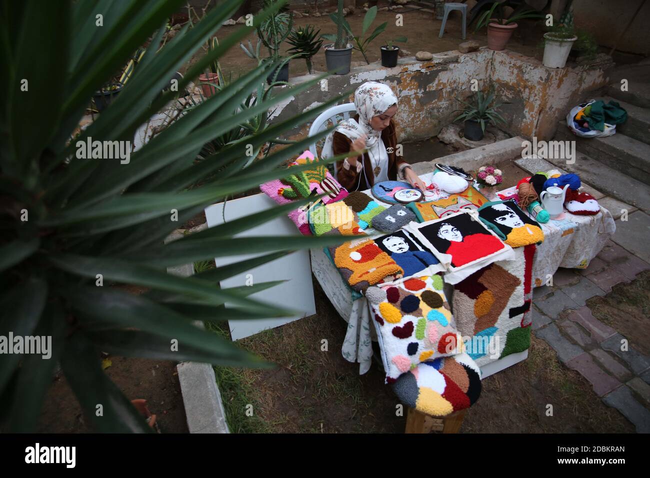 Bureij Refugee Camp, The Gaza Strip, Palestine. 17th Nov, 2020. A ...